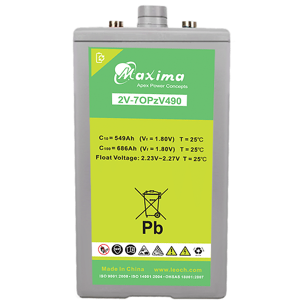 Top Maxima 7-OPzV490 (2V686AH) Battery |Solar Batteries For Sale ...