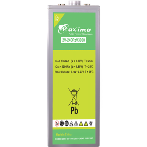 Maxima 24-OPzV3000 2V4200AH Battery | Reliable Solar UAE