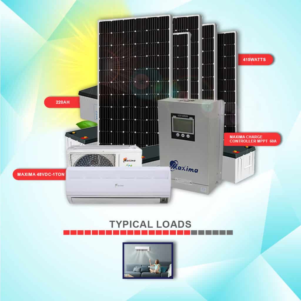 Buy 1TR Solar AC Kit | Solar AC Kit Solution | Maxima AC kits