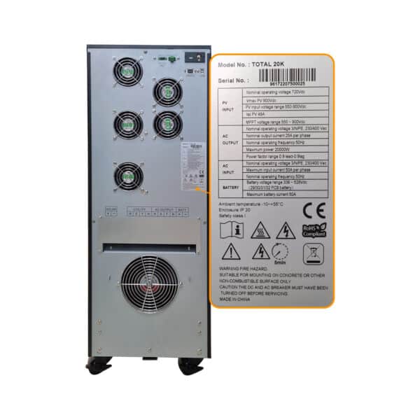 Purchase Hybrid Inverters |Solar Inverter |Buy DSI Total Solar 20K