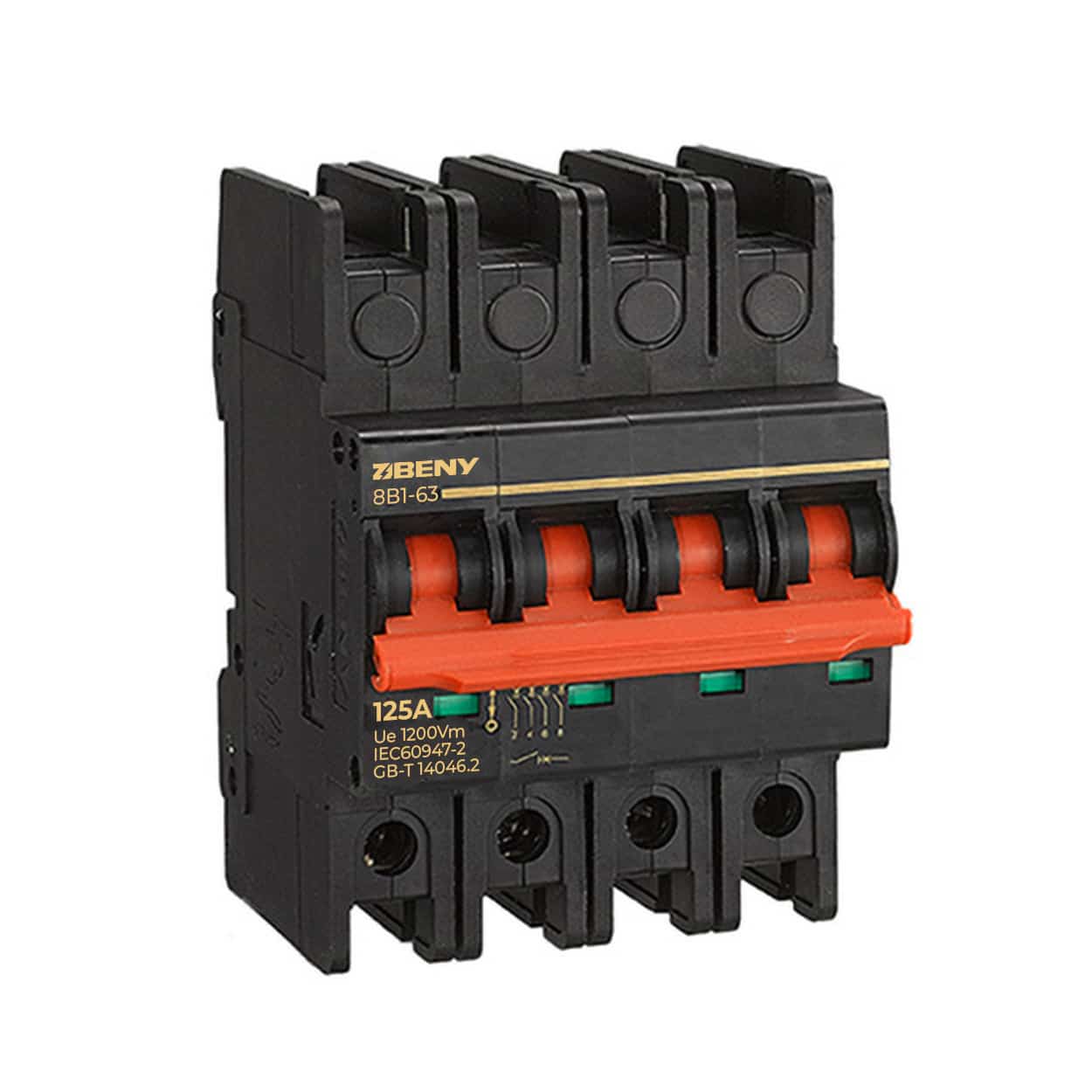 Get ZBDC MCCB 4P-125A-1000V DC |Maxima Solar DC Breaker |Maxima Proouct ...