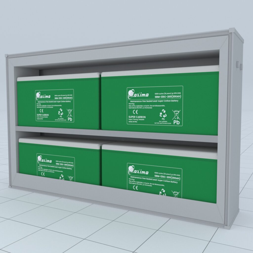 Buy Battery Enclosures | 4 Pc Battery Enclosures With Shelve | Battery Box