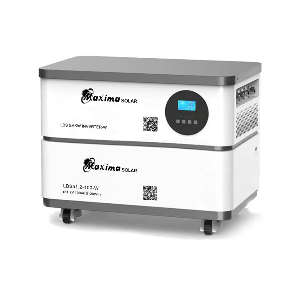 Maxima 5KW Hybrid Inverter Top Stack | Slide-In Stackable Design & BMS