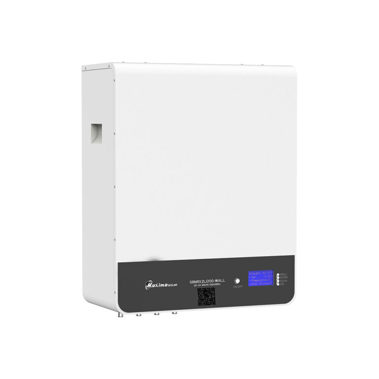 Maxima Wall-Mounted Lithium Battery 51.2V 200Ah | Buy Online