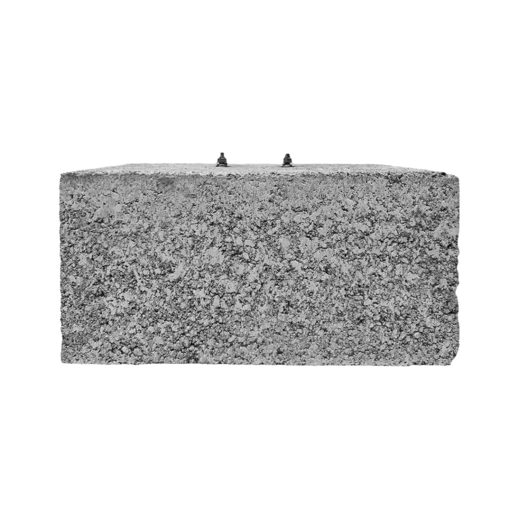 Solid Block with Anchor Bolt - Heavy Duty Solar Base